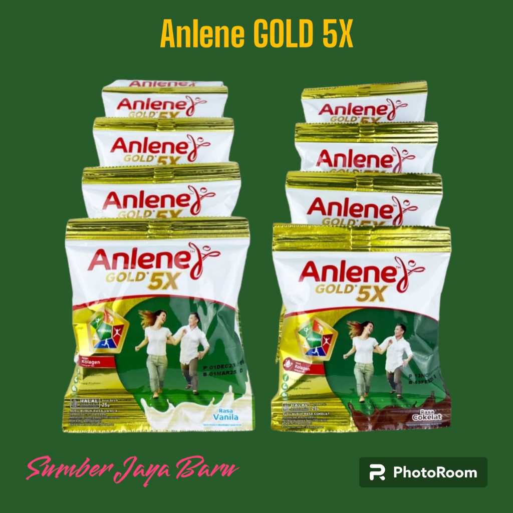 Jual Anlene Gold 5x | Isi 10 Sachet @ 25 g | Shopee Indonesia