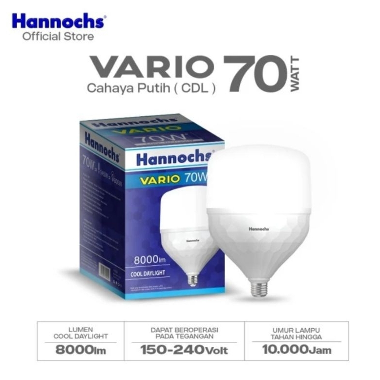 Jual Hannochs Lampu Led Vario 70Watt 70W Cahaya Putih | Shopee Indonesia
