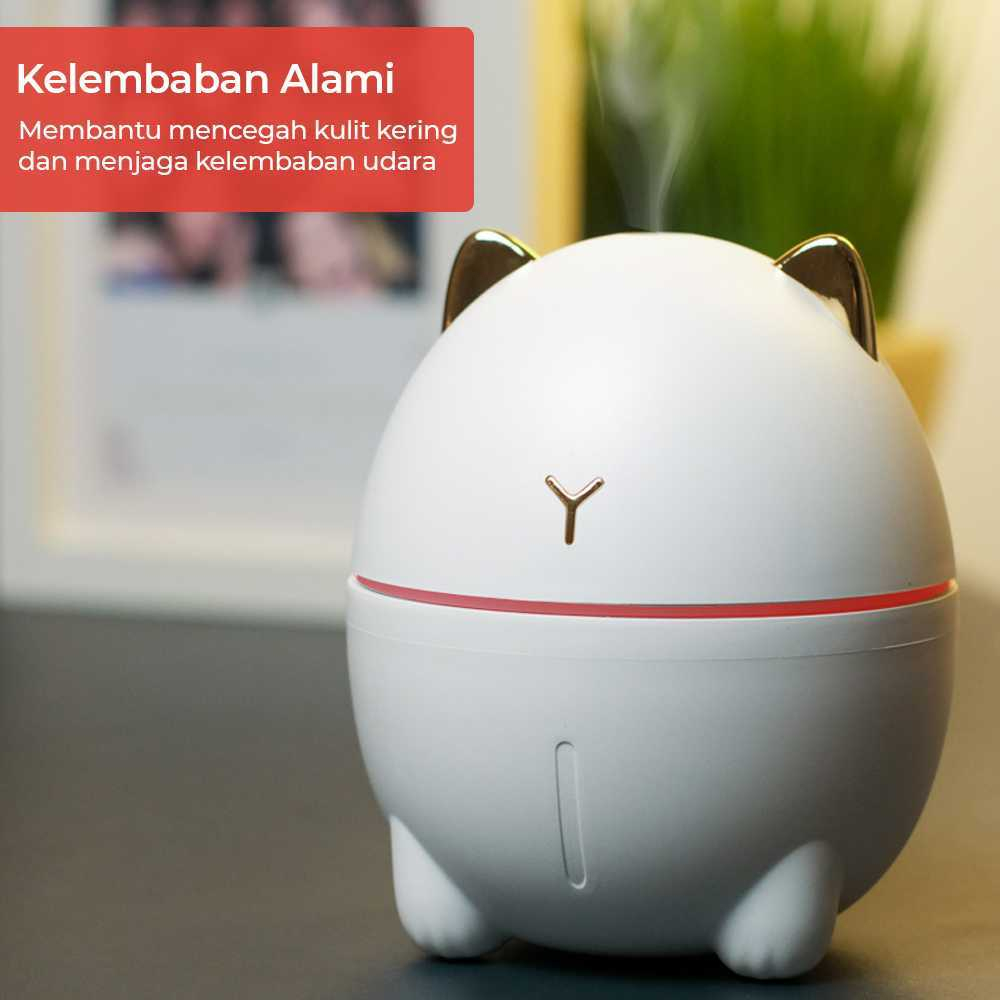 Jual Diffuser Humidifier Lampu Tidur Cute Pewangi Ruangan | Shopee ...