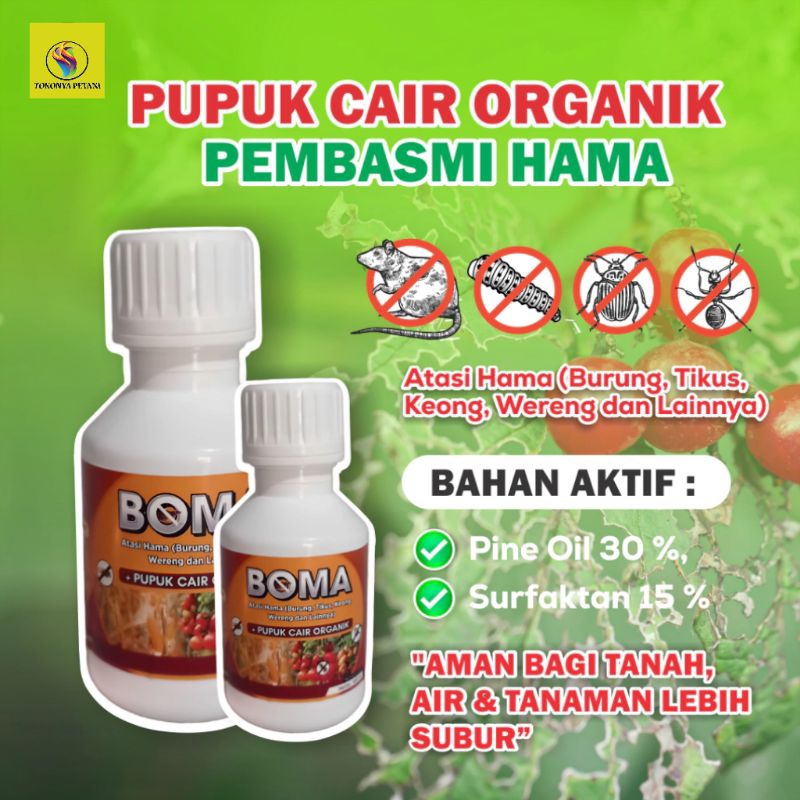 Jual Boma pupuk cair pengendali/pengusir hama paling efective yang ...