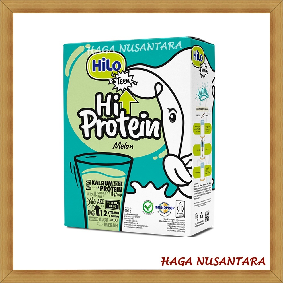 Jual Hilo Teen Hi Protein Melon 400 g | Hilo Teen Melon Tinggi Kalsium ...