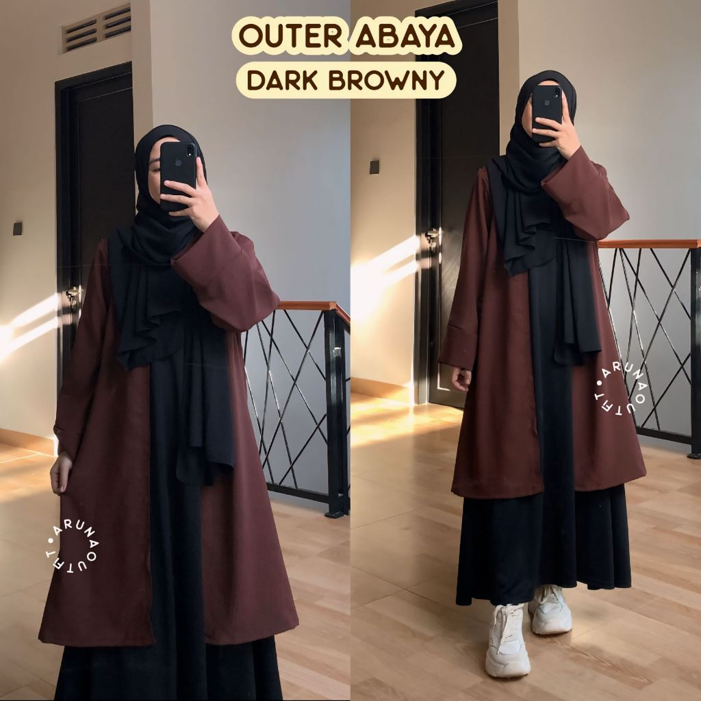 Jual OUTER ABAYA BY ARUNAOUTFIT | Shopee Indonesia