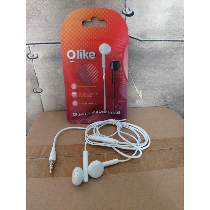 Jual OLIKE E20S Earphone Comfortable Wear 1.2m | Shopee Indonesia