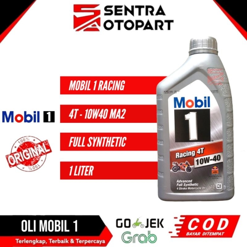 Jual Oli mobil 1 racing 4T full sintetik 10w40 MA2 1 liter | Shopee ...