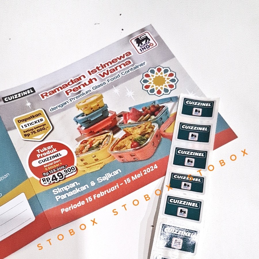 Jual STAMP STICKER SUPERINDO BELANJA PENUKARAN PRODUK SUPER INDO STIKER ...