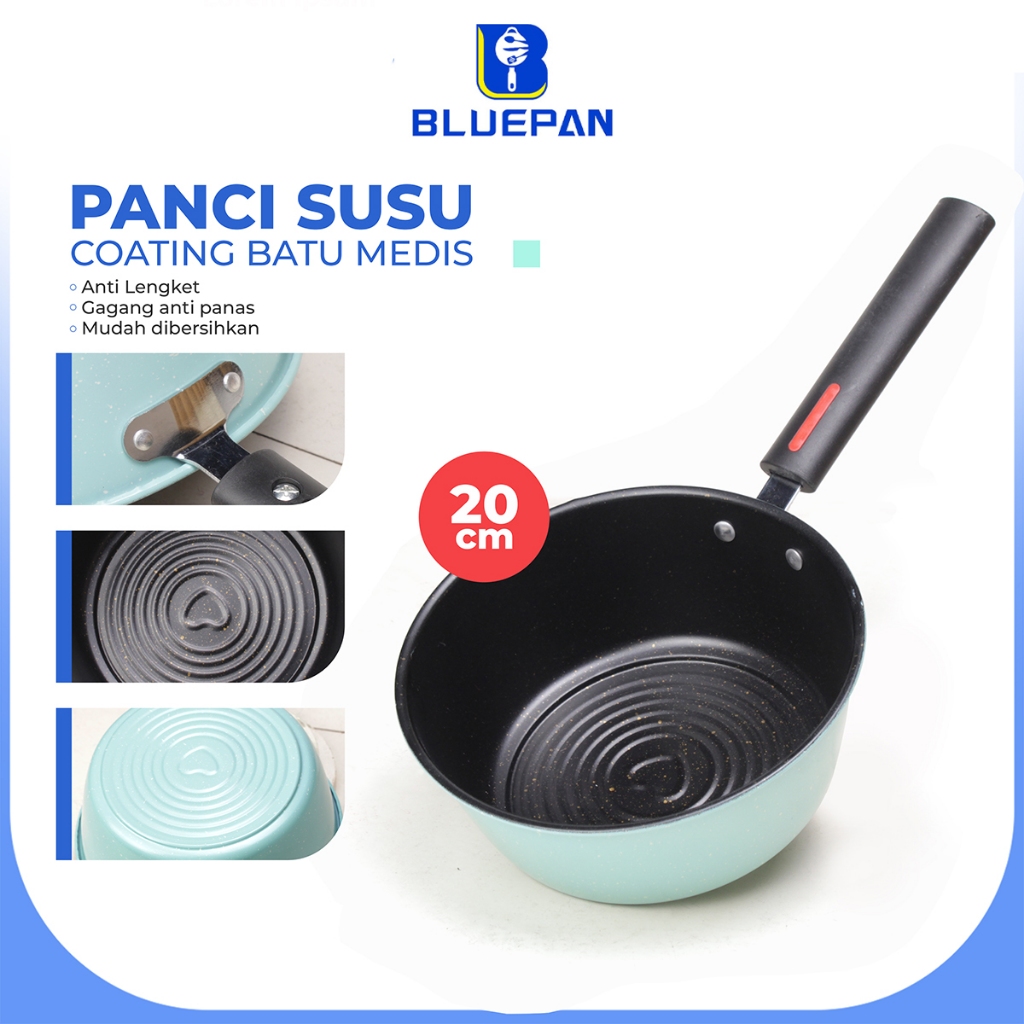 Jual Bluepan Termurah Panci Susu Panci Stainless Steel 19cm 21cm Gagang ...