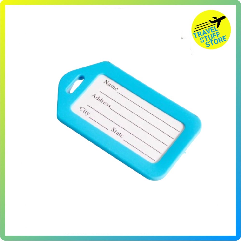 Jual Luggage tag termurah gantungan koper tas label nama name tag ...