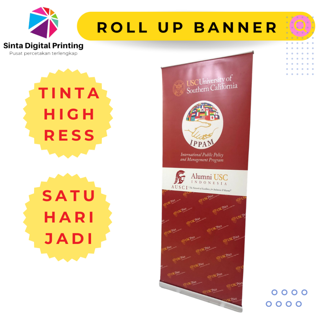 Jual Cetak Roll Up Banner Bahan Albatros / Flexy Custom Desain dan ukuran | Shopee Indonesia