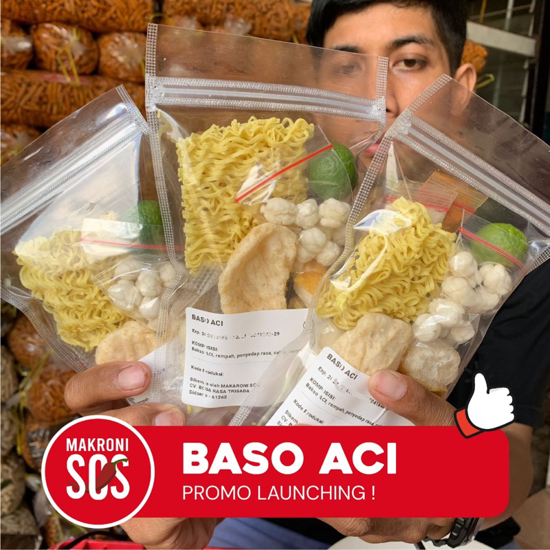 Jual Baso Aci Instant Terlengkap (1Pcs) Baso Aci Garut Makaronisos Food ...