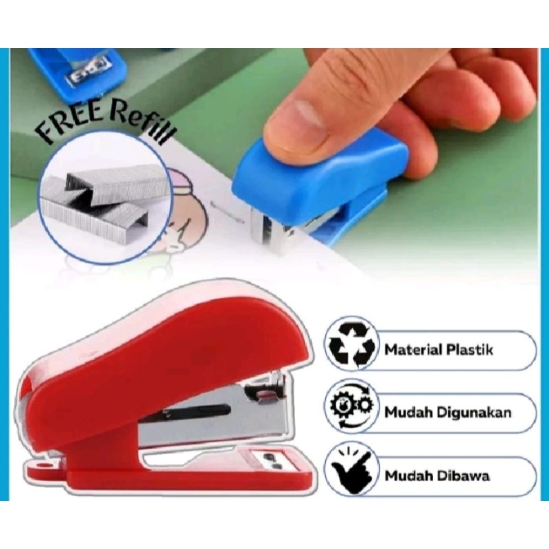 Jual steples mini/steples serba guna free isi Refill | Shopee Indonesia