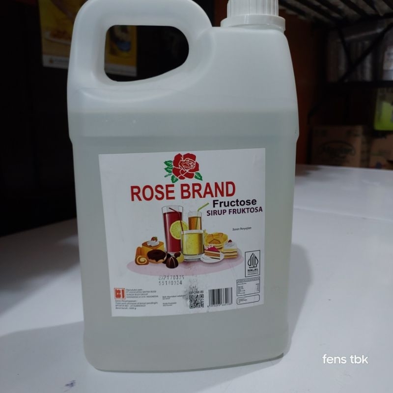 Jual GULA CAIR ROSE BRAND 5 Liter / ROSE BRAND FRUCTOSE SYRUP | Shopee ...