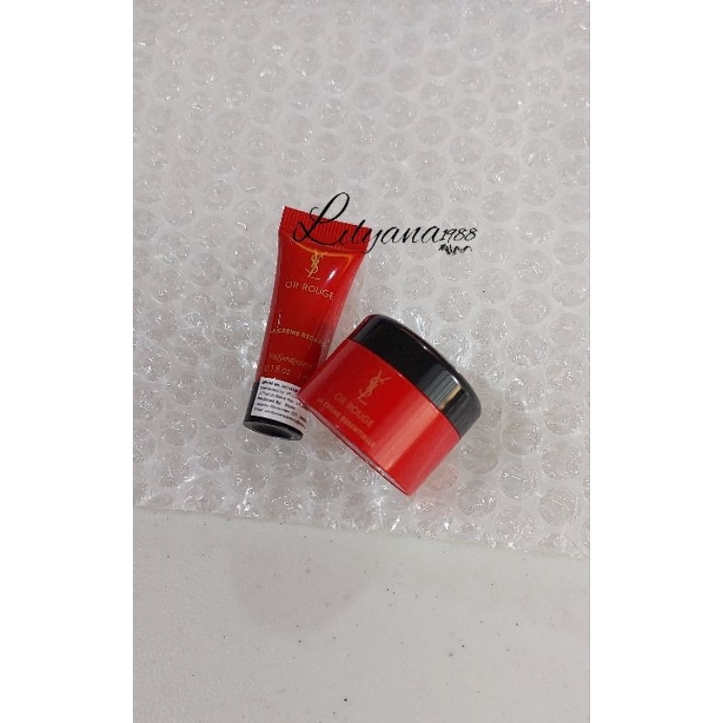 Jual YSL Or Rouge La Creme Essentielle (7ml)/Or Rouge La Creme Regard (3ml) | Shopee Indonesia