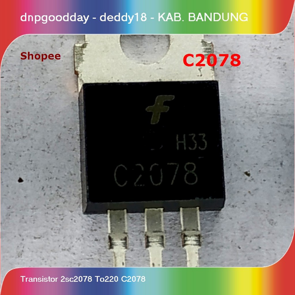 Jual transistor 2sc2078 to220 c2078 | Shopee Indonesia