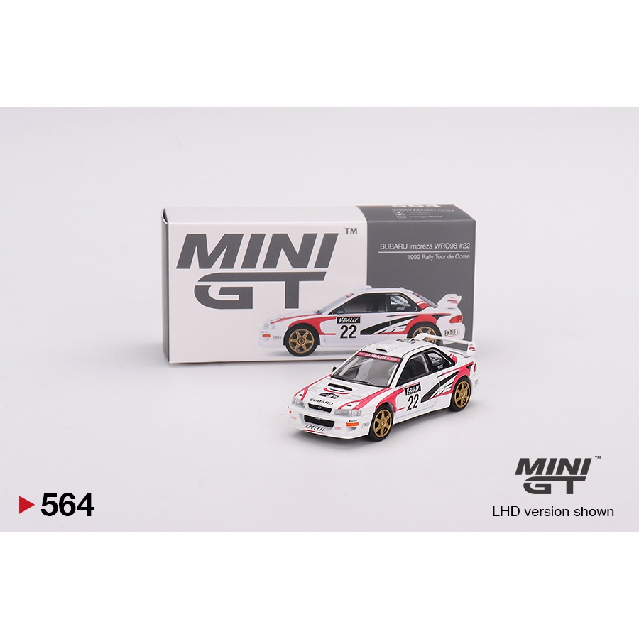 Jual MINI GT MINIGT 564 SUBARU Impreza WRC98 1999 Rally Tour de Corse ...