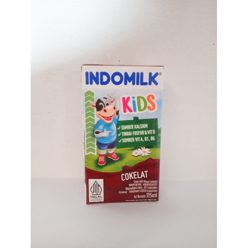 Jual susu kotak kecil indomilk kids rasa cokelat 115ml | Shopee Indonesia