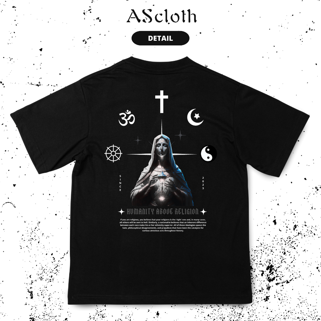 Jual AScloth Tshirt - Humanity Above Religion | Shopee Indonesia
