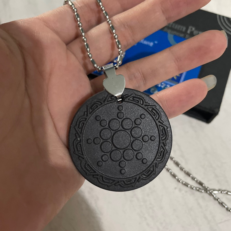 Jual QUANTUM PENDANT BLACK TOURMALINE kalung kesehatan teknologi jepang ...