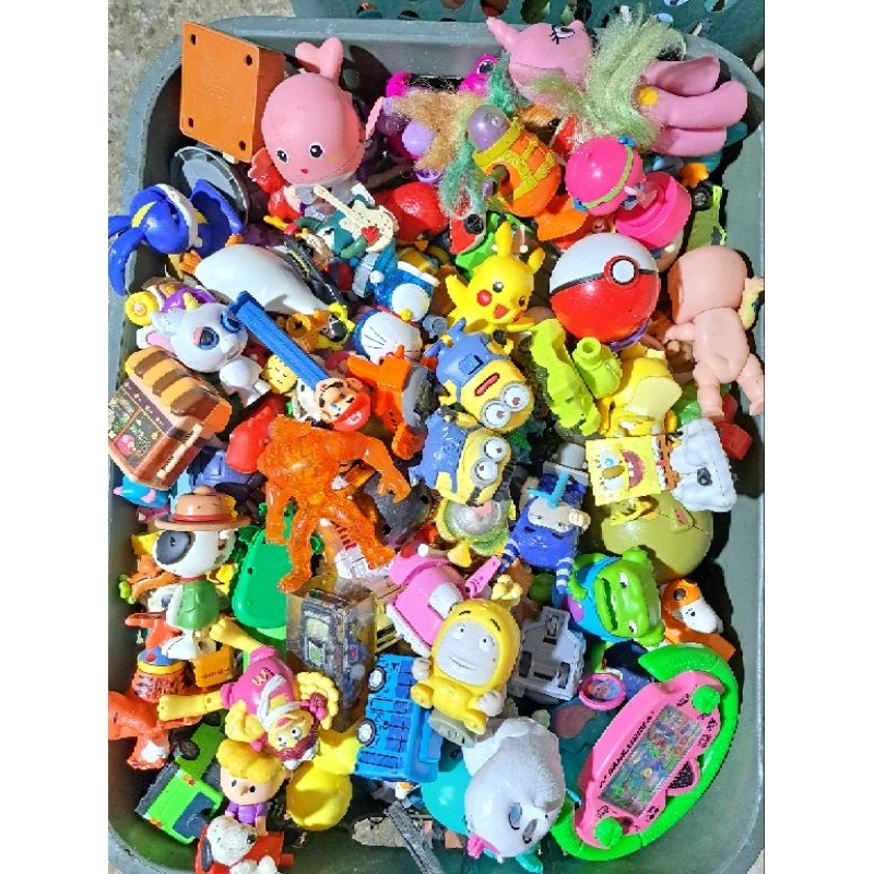 Jual Mainan kiloan Mcd happymeal KFC hokben dll preloved 1kg | Shopee Indonesia