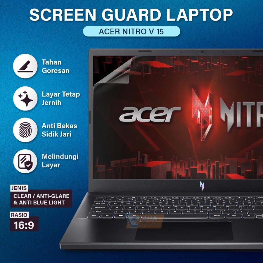 Jual Anti Gores Acer Nitro V 15 Laptop Screen Guard Matte Glare Blue ...