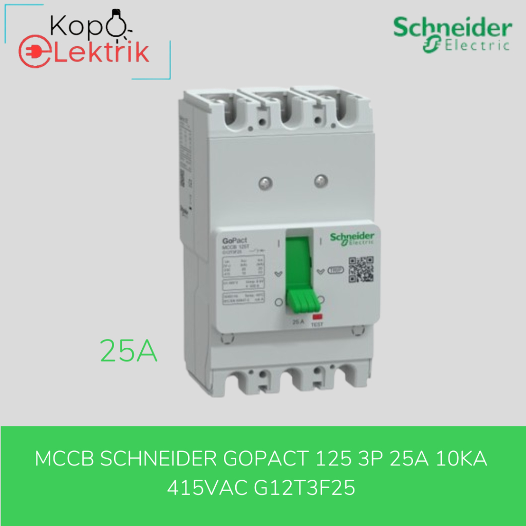 Jual Schneider GoPact MCCB 125F 3P 3D 25a 32a 40a 50a 63a 80a 100a | Shopee Indonesia