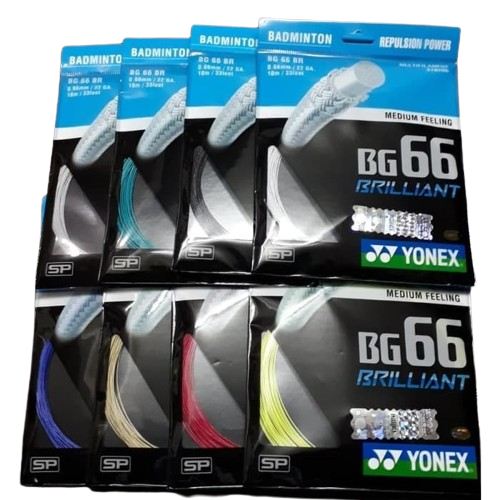 Jual SENAR YONEX STRING BADMINTON BG 66 BG66 BRILLIANT SP ORIGINAL 100% ...