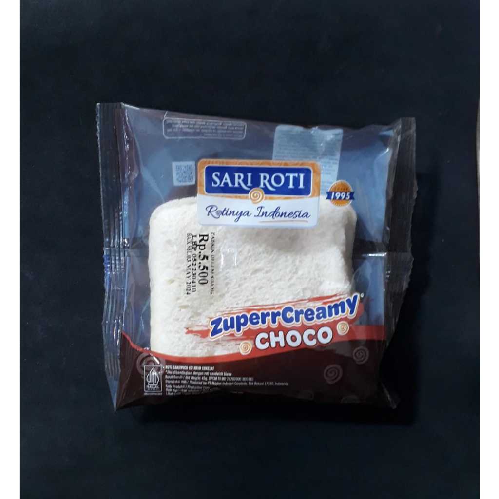 Jual SARI ROTI ZUPERR CREAMY CHOCO 45G | Shopee Indonesia