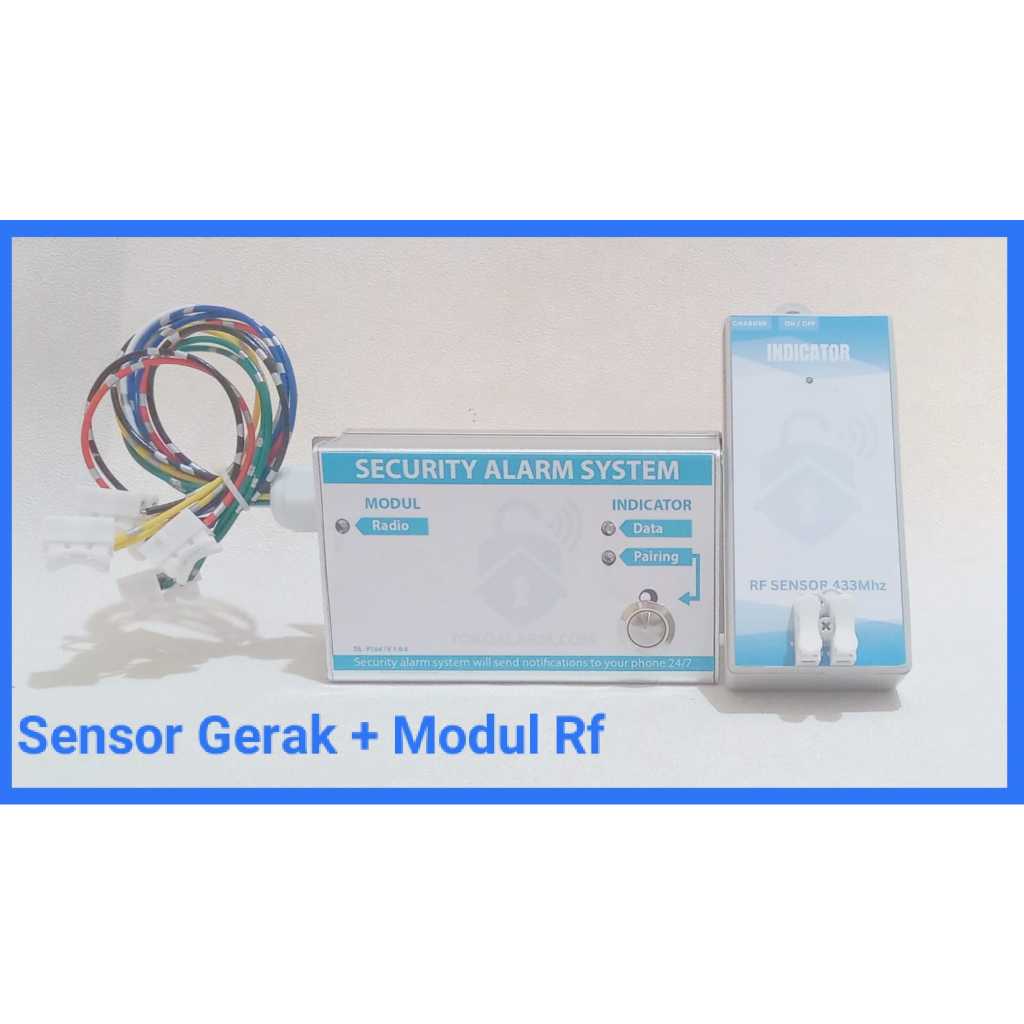 Jual Alarm Sensor Gerak model Radio menggunakan Baterai Kotak+ Modul ...