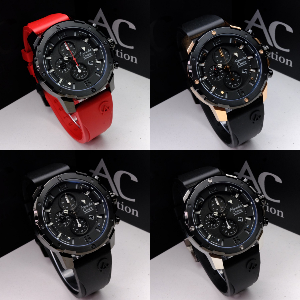 Jual ORIGINAL Jam Tangan Pria Alexandre Christie AC 6410 / AC6410 ...