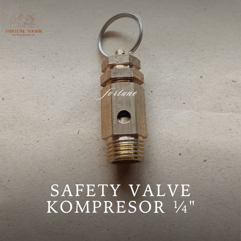 Jual Safety Valve 1/4" Kompresor Safety Valve Angin | Shopee Indonesia