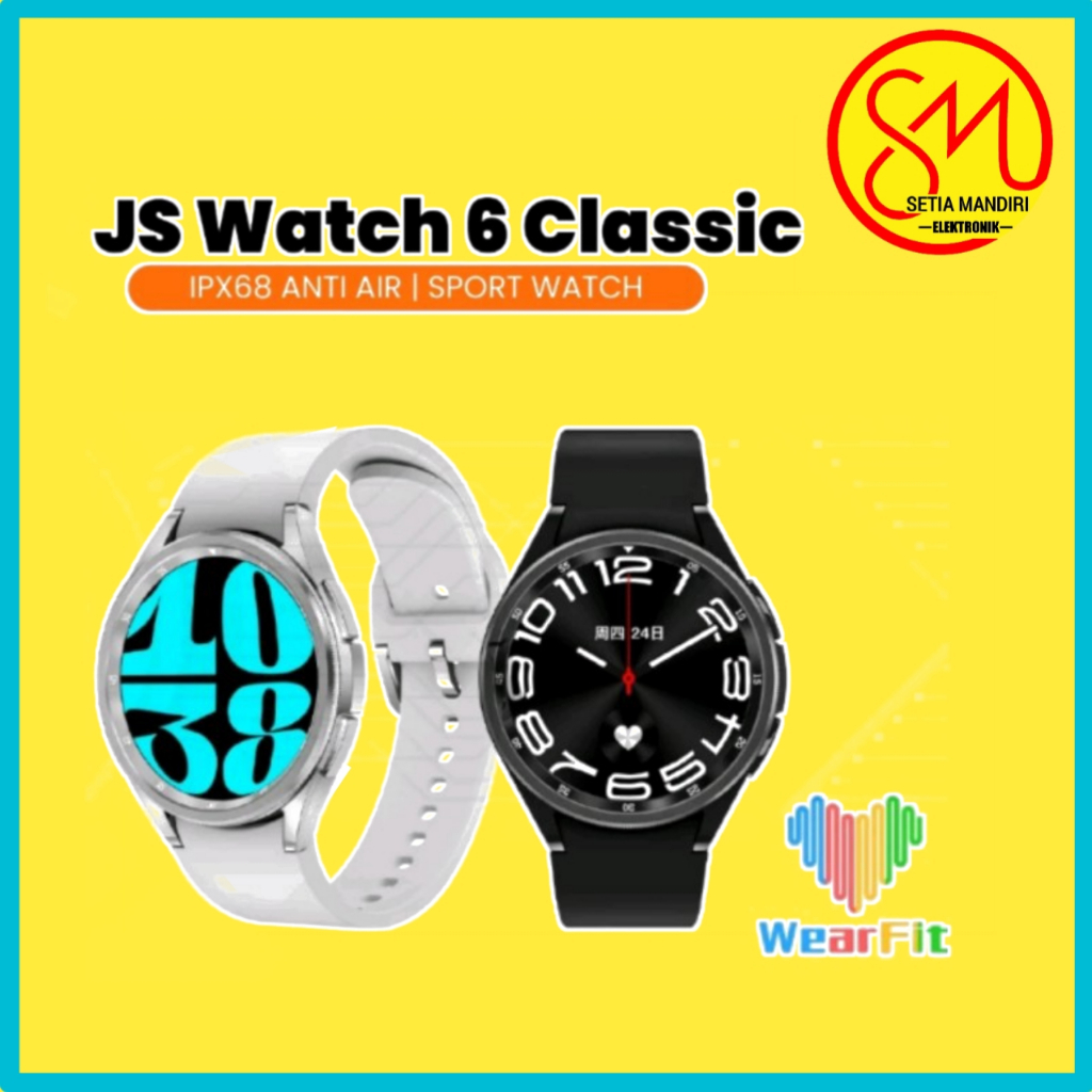 Jual Smartwatch JS Watch 6 Classic Jam Tangan Pintar Musik Olahraga ...