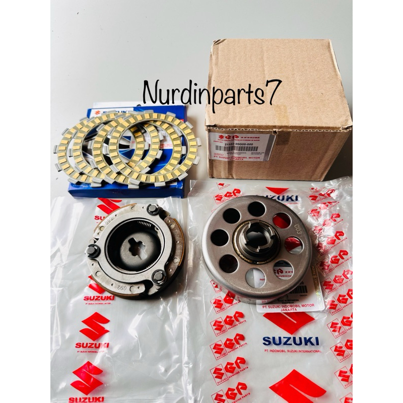 Jual Paket Mangkok Ganda + Ganda Assy + Plat Kopling Smash 110 Lama Smash New Smash Titan ORI ...