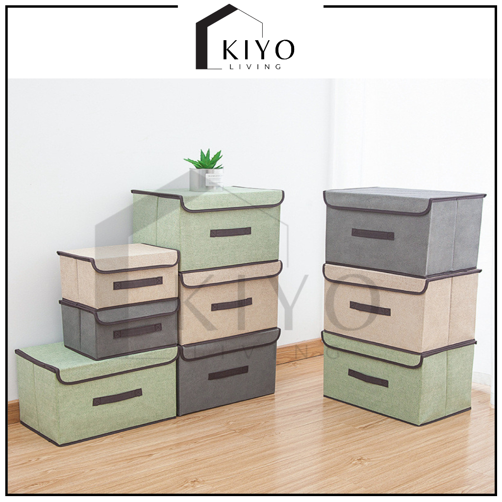 Jual KIYO Tempat Penyimpanan 2in1 Serbaguna Box Penyimpan Pakaian ...