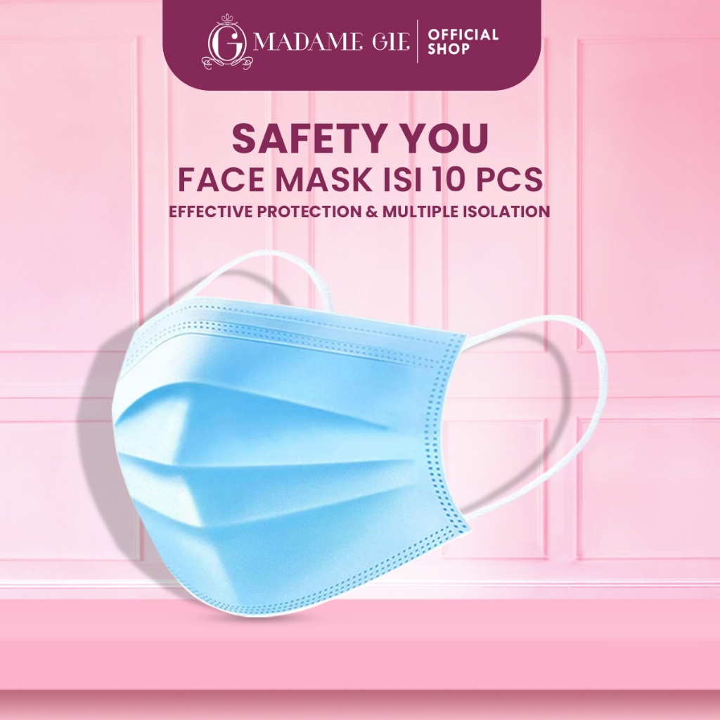 Jual Madame Gie Safety You Face Mask - Masker Kesehatan Isi 10 Pcs ...
