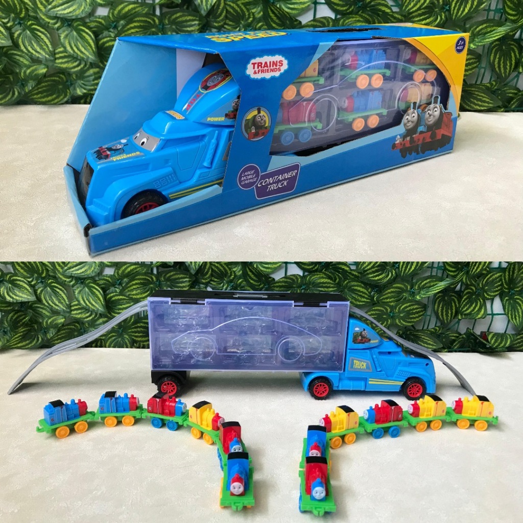 Jual Mainan Truk Kontainer Muatan Kereta 12pcs Train Set | Shopee Indonesia