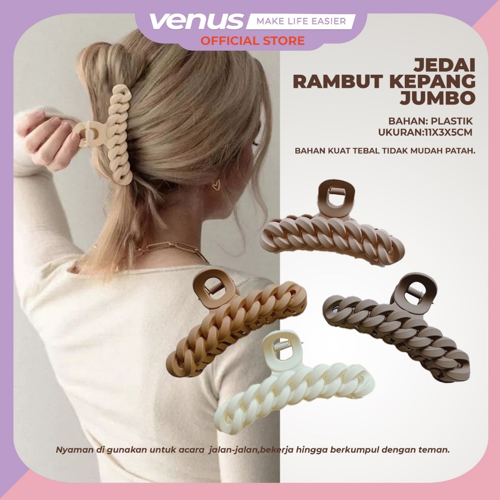 Jual Jepit Rambut Korea Dewasa Jedai Model Kepang Twist Jedai Salon ...