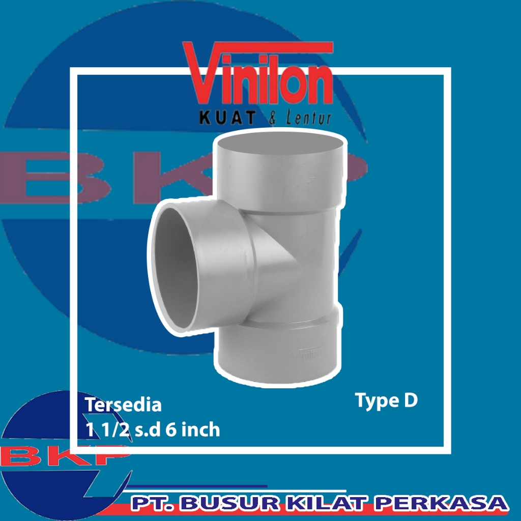 Jual Tee 4 Inch Pvc Vinilon D / Tee Vinilon / Tee Pvc Vinilon D ...