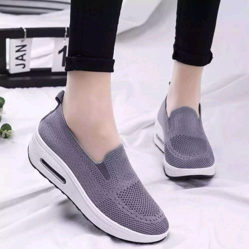 Jual SDN , FREE BOX SEPATU WANITA KNIT RAJUT ANGIN WARNA TERBARU 2024 ...