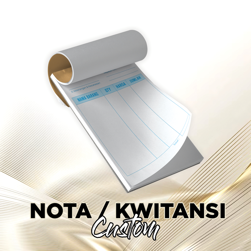 Jual Cetak Print Nota Invoice Kwitansi 1 Ply Hvs Ukuran A5 | Shopee ...