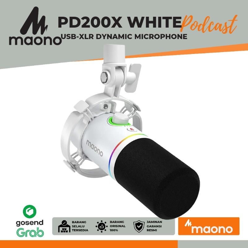 Jual MAONO PD200X USB / XLR Dynamic Microphone | Gaming Podcast ASMR ...