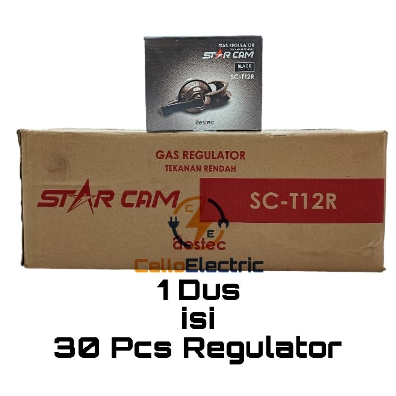 Jual Regulator Starcam Auto SCT 12 R (1 Dus 30 Pcs) - Regulator Gas ...