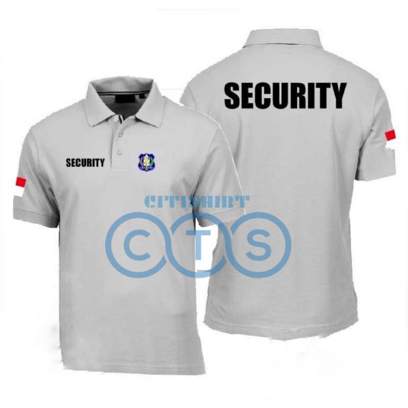 Jual SERAGAM SECURITY POLOSHIRT BISA CUSTOM LOGO / NAMA BAJU SATPAM ...