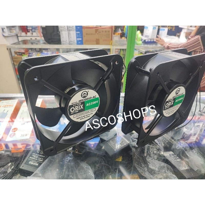 Jual Kipas orix 20 x 20cm 220v AC 8in 20x20 cm 220 V AC 8" cooling fan box panel 8inch dinamo ...