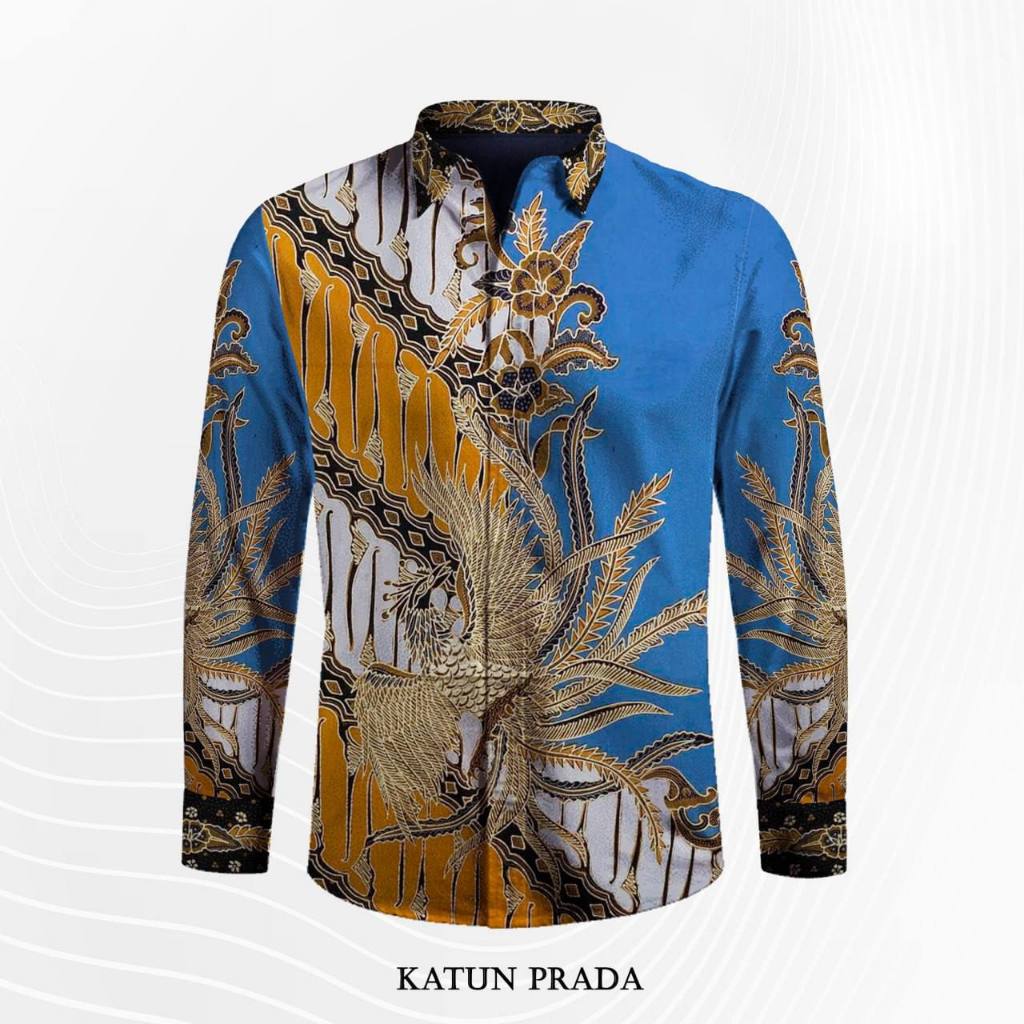 Jual BAHAN KEMEJA PEJABAT EXCLUSIVE BATIK TULIS ORIGINAL PRADA EMAS ...