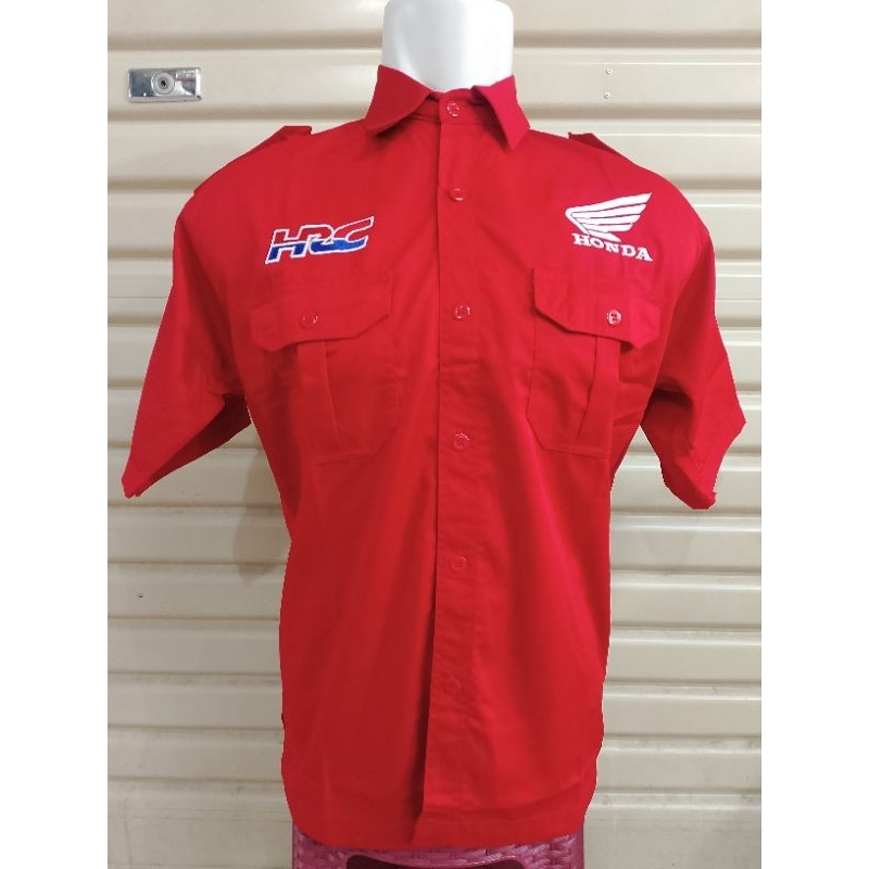 Jual Kemeja HONDA HRC Baju Honda Merah Lengan Pendek | Shopee Indonesia