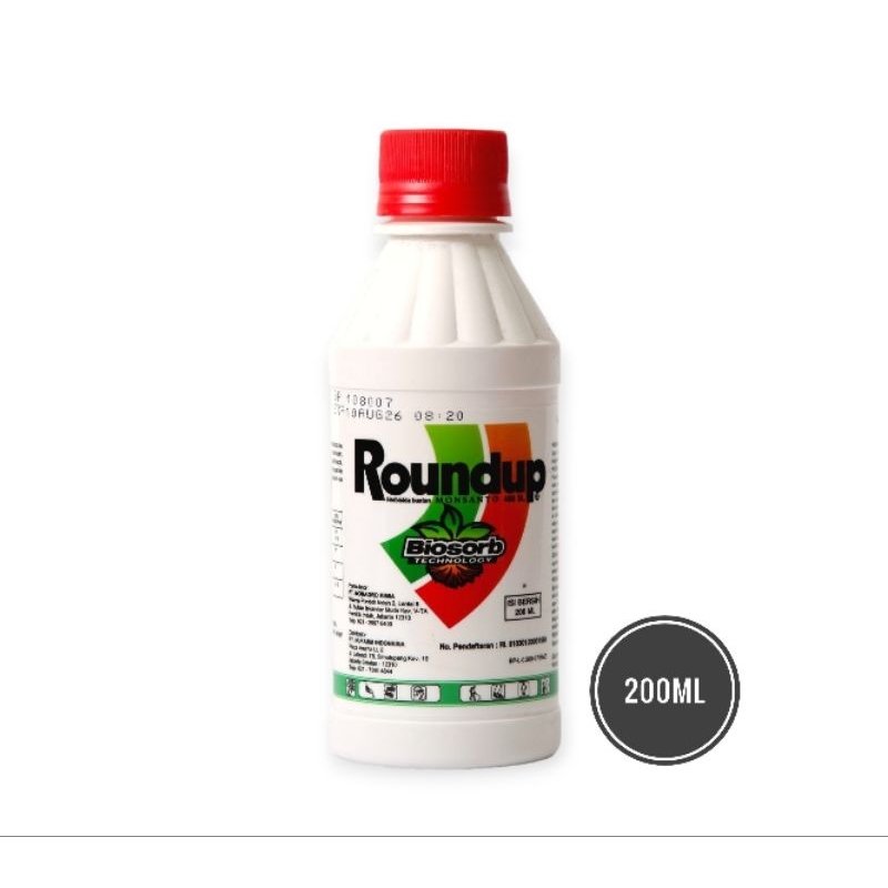 Jual ROUNDUP 486SL Herbisida Obat Pembasmi Rumput Liar dan Gulma 200ml ...