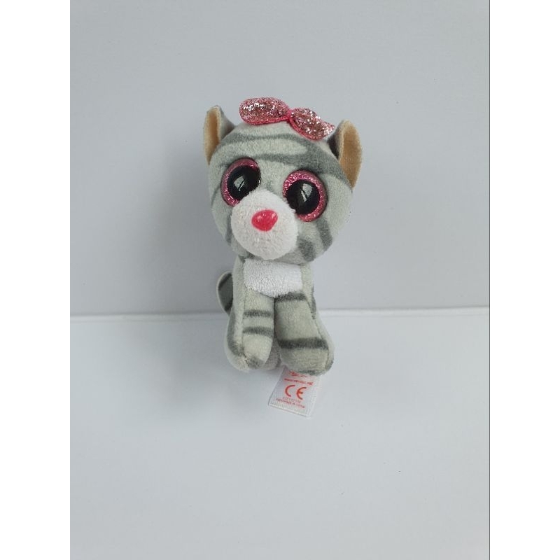 Jual TY keychain grey cat kiki | Shopee Indonesia