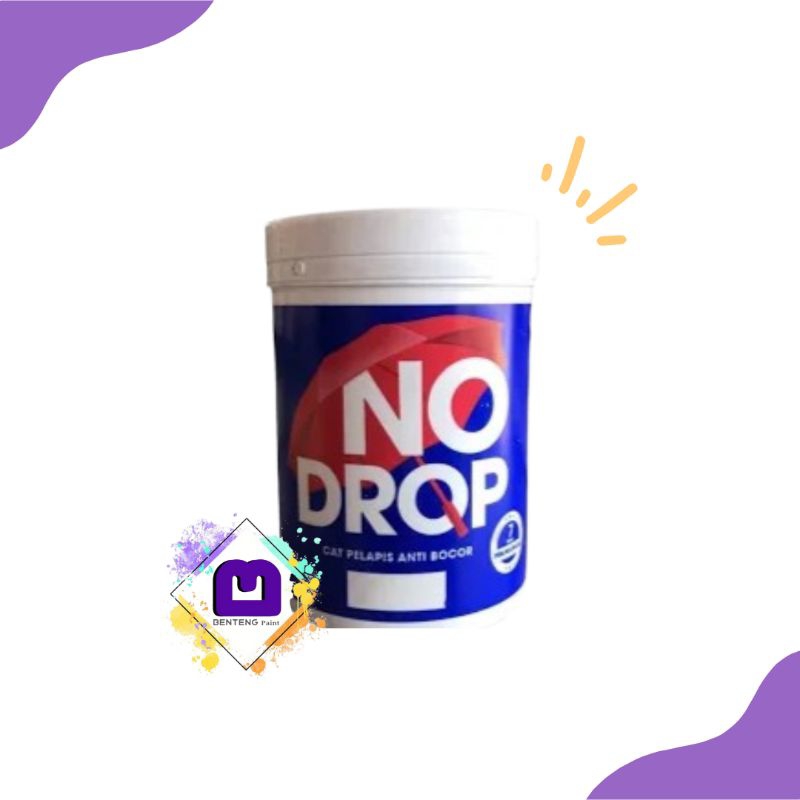 Jual NO DROP WATER PROOFING WARNA 1 KG / PELAPIS ANTI BOCOR 1KG ...