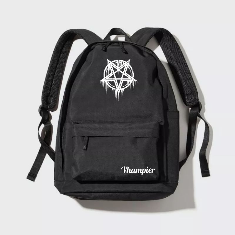 Jual Vampire Kingdom Bagpack Tas Ransel Metal Backpack Pria Hitam Basic ...