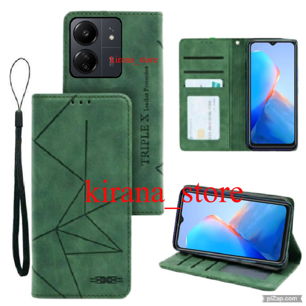 Jual XIAOMI REDMI 13C Flip Case Flip Motif Dompet Casing HP Flip Kulit ...