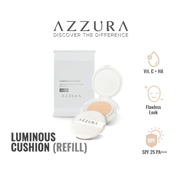 Jual * FELIZ * AZZURA Refill Cushion Natural High Coverage 15g | Shopee Indonesia